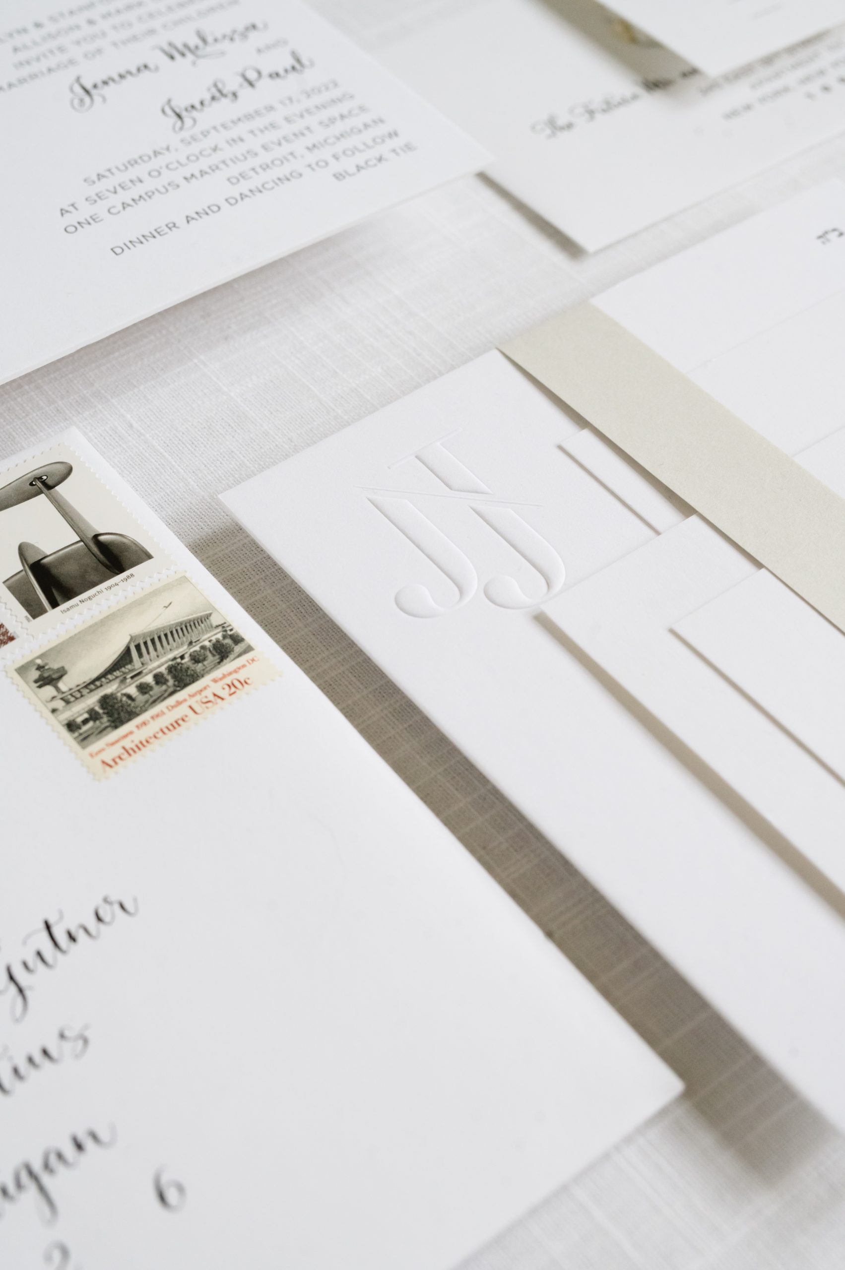 Wedding invitation printing options - Leah E. Moss Designs