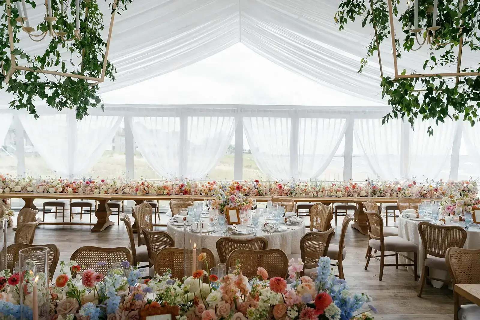 Lake Michigan wedding inspired by the sunset - Leah E. Moss Designs